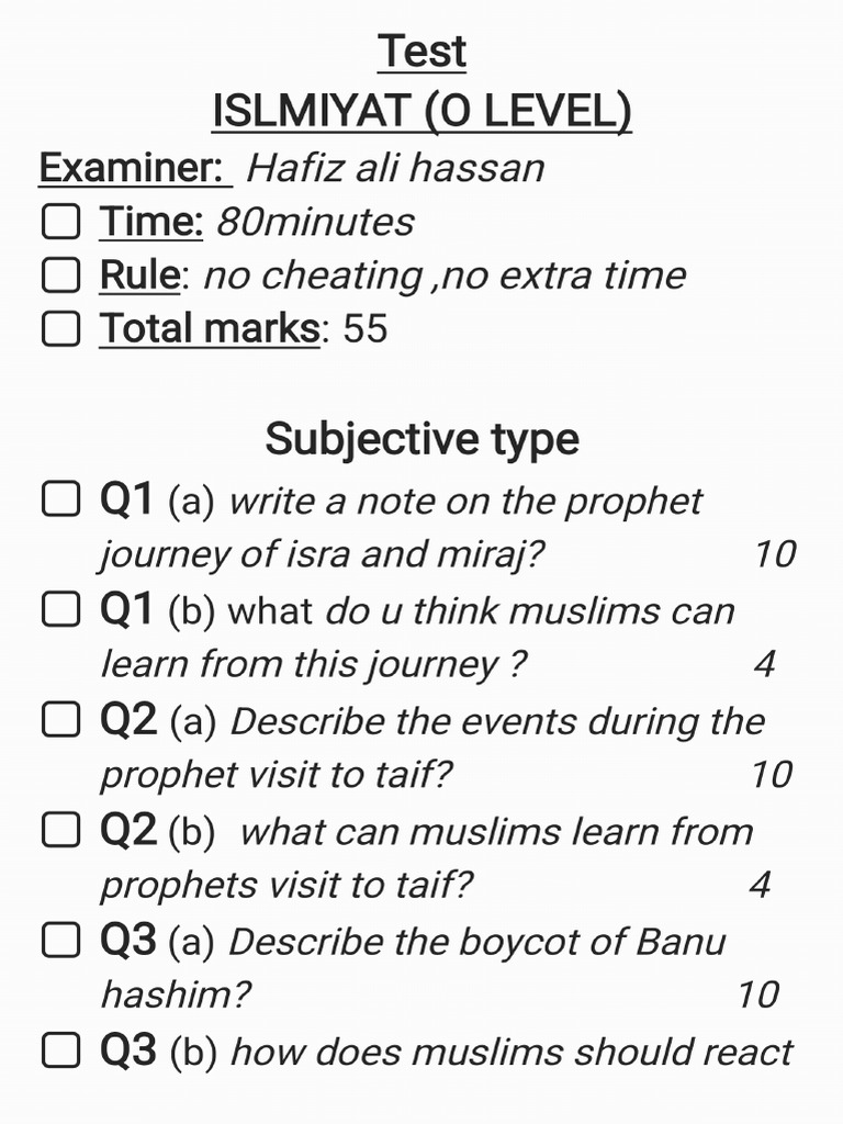 Shayan Test Isl | PDF