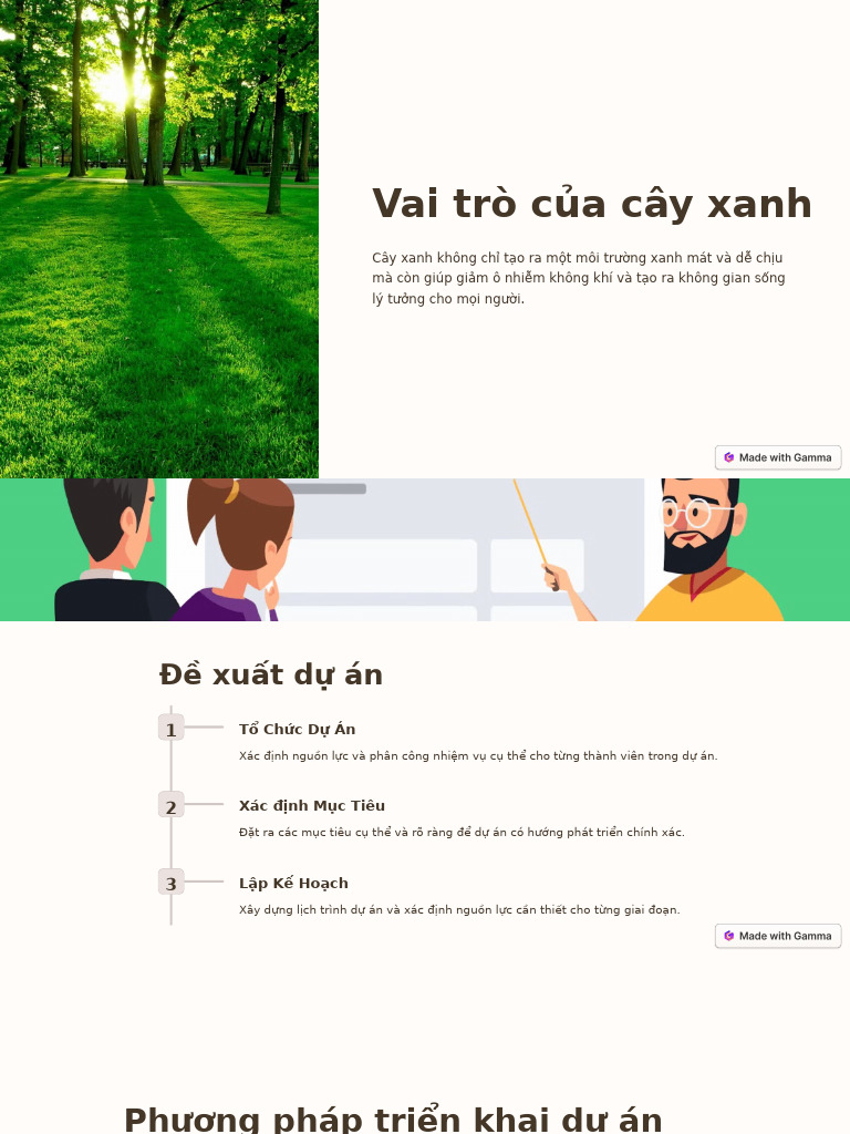Vai Tro Cua Cay Xanh | PDF