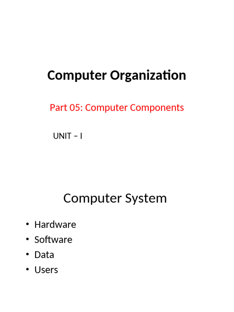 Part 02 - Computer Components - PPT (1997-2003) | PDF
