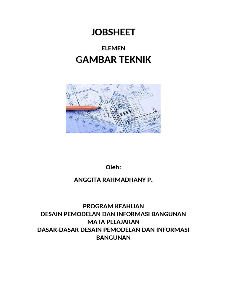 Panduan Gambar Teknik Dasar | PDF