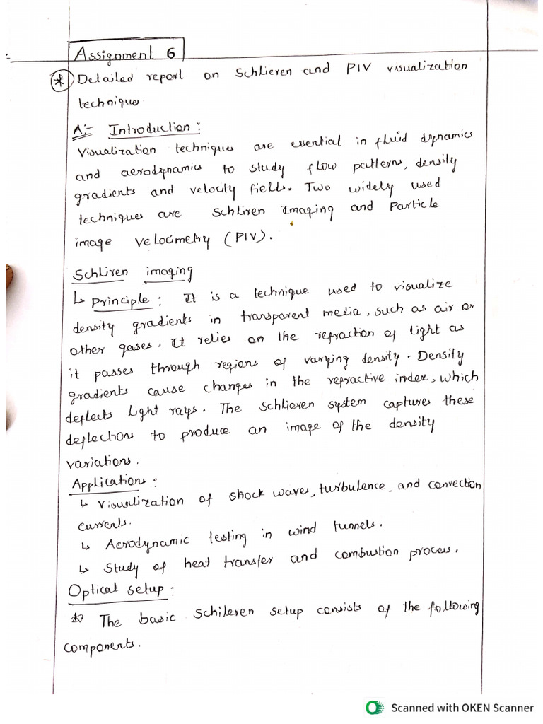Assignment 6 - Fluid Dynamics For CFD Part1 | PDF