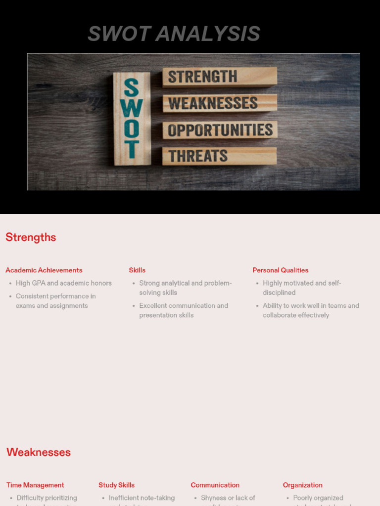 MY Swot Analysis | PDF