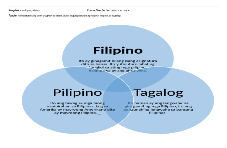 Quiz Tagalog Pilipino Filipino | PDF