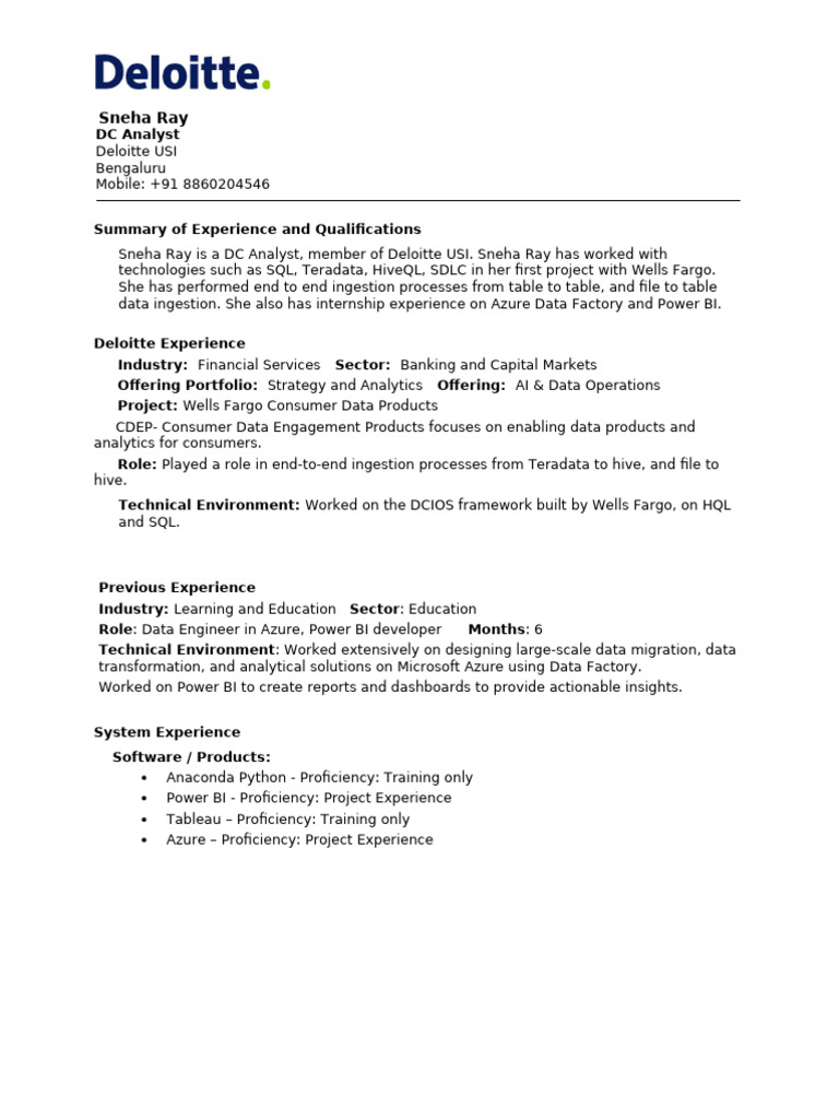 Sneha Ray StrategyAnalytics FY24 | PDF | Microsoft Azure | Application ...
