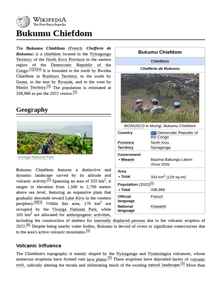 Bukumu_Chiefdom | PDF | Earth Sciences