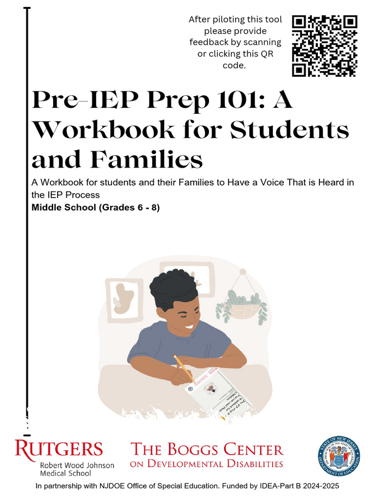 IEP Prep Workbook for Students & Families | PDF | Individualized ...