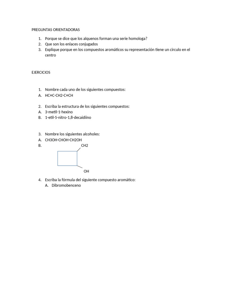Ejercicios de Unidad 2 | PDF