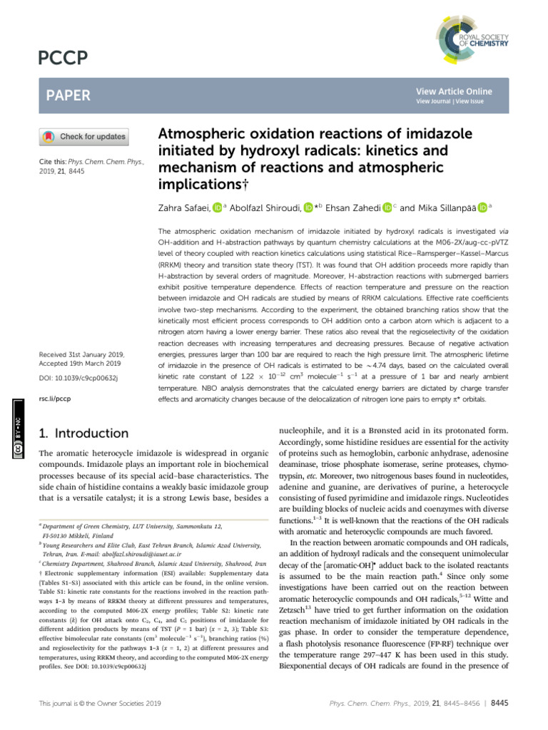 C 9 CP 00632 J | PDF | Chemical Reactions | Reaction Rate Constant