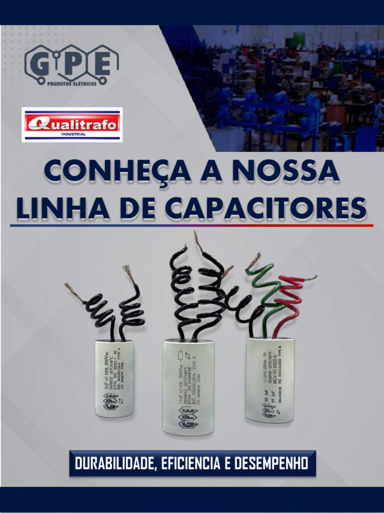Catalogo Gpe Capacitores | PDF | Capacidade elétrica | Metrologia