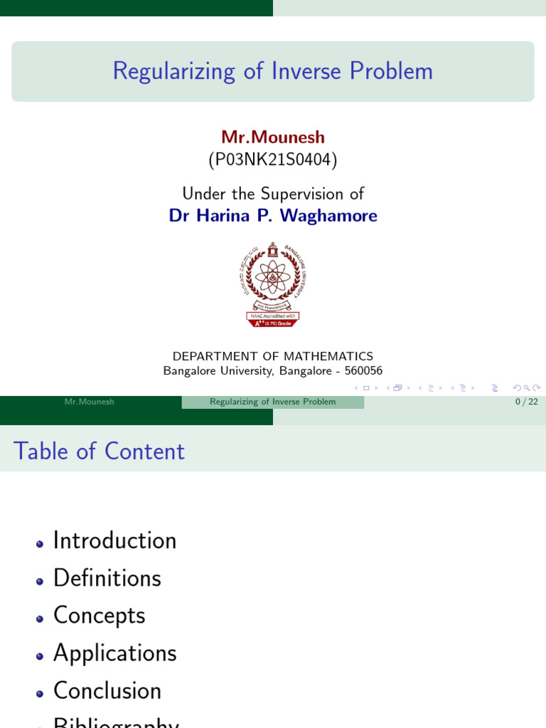 Inverse problem | PDF | Inverse Problem | Ct Scan