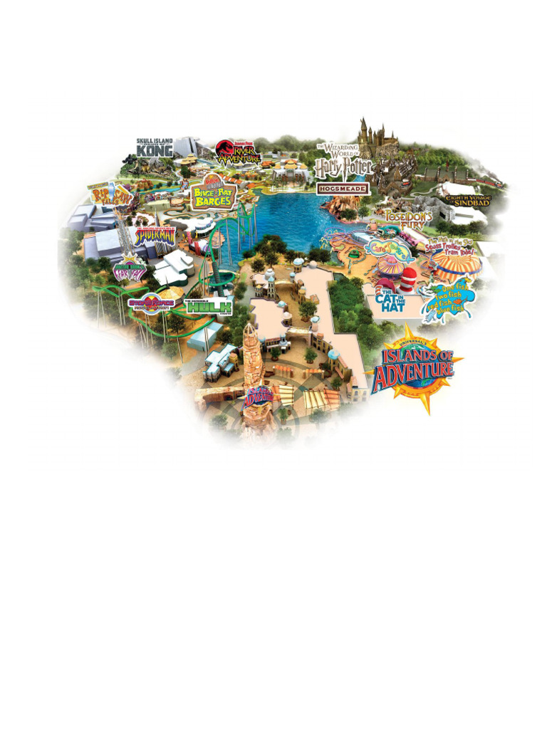 Universal Islands of Adventure Map Guide | PDF
