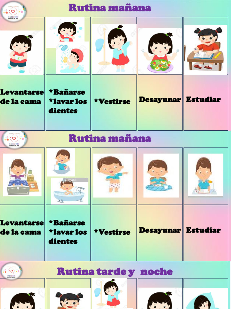 Rutinas Diarias para Estudiantes | PDF