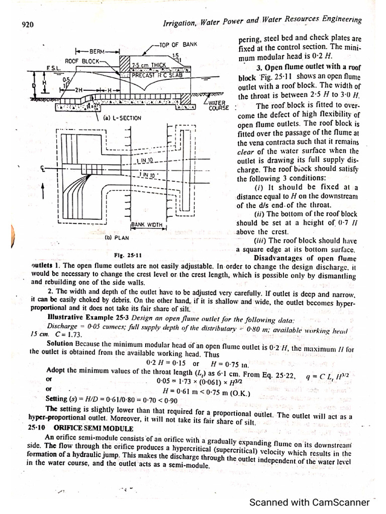 Canal Outlet Details PDF | PDF