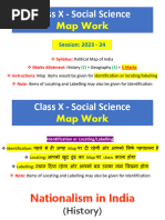 Cbse - Grade 10 Social Science Map Skills | PDF