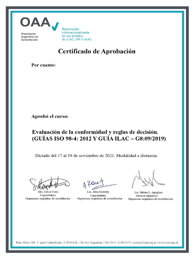 Verificación de Certificado Guido Volpe | PDF