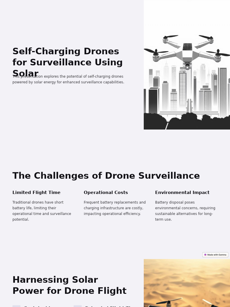 Solar-Powered Drones for Surveillance | PDF | Unmanned Aerial Vehicle ...