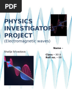 Electromagnetic Waves Project | PDF | Electromagnetic Radiation ...