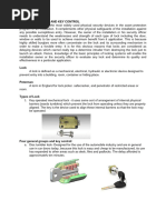 Key Control Procedure Detailed Hotel Security JNU | PDF