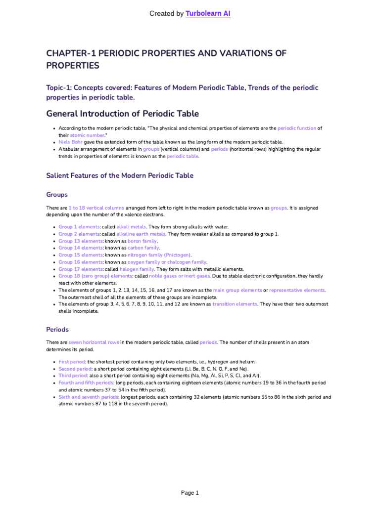 Chemistry Summary | PDF | Chemical Bond | Ionic Bonding