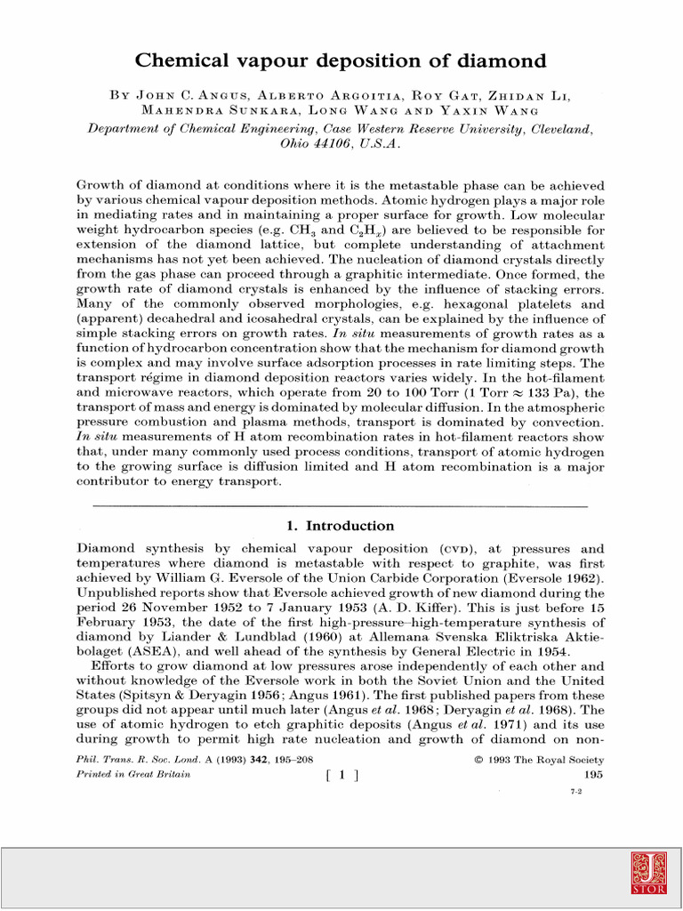 Lonsdaleite, a hexagonal polymorph of diamond | PDF