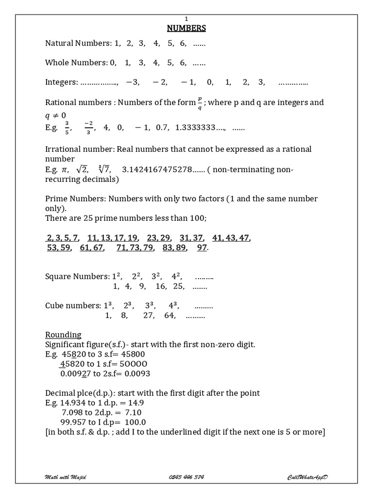 Numbers and General Topics | PDF | Numbers | Interest