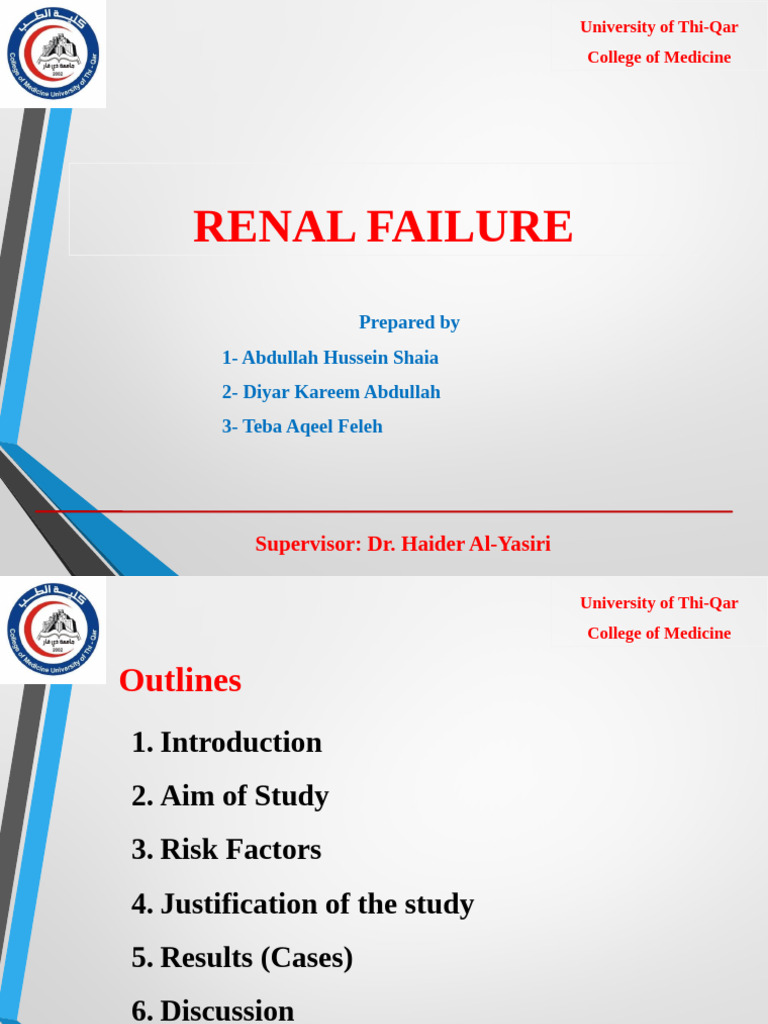 Renal Failure | PDF | Kidney | Medical Specialties