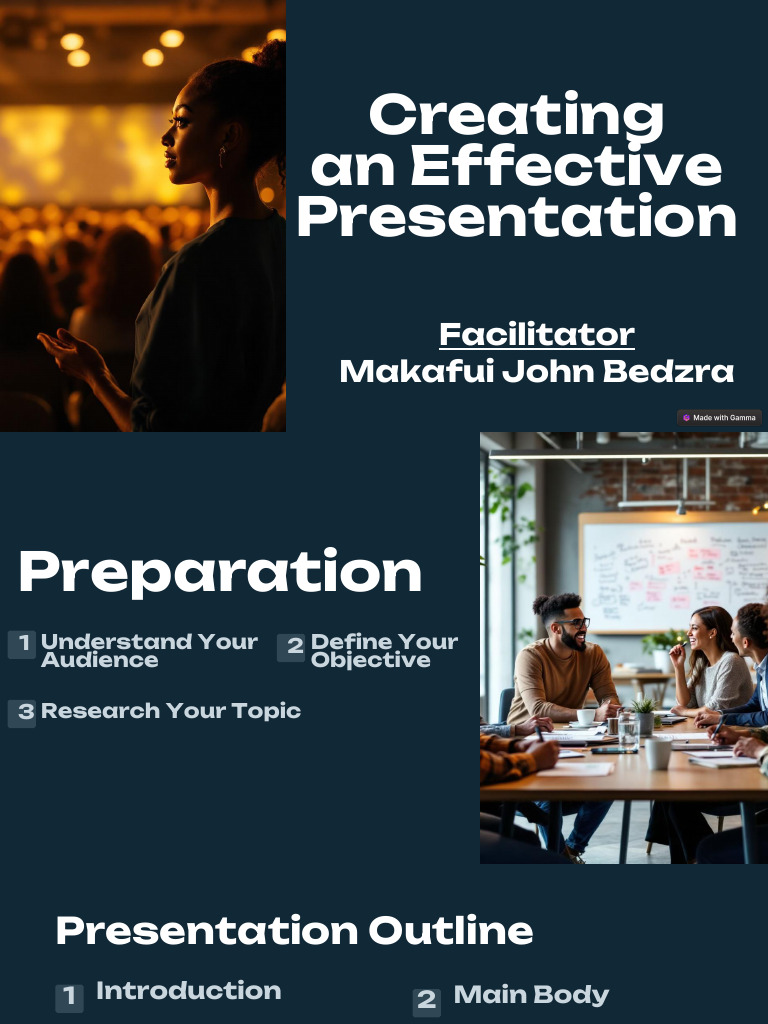 Creating An Effective Presentation | PDF | Human Communication ...