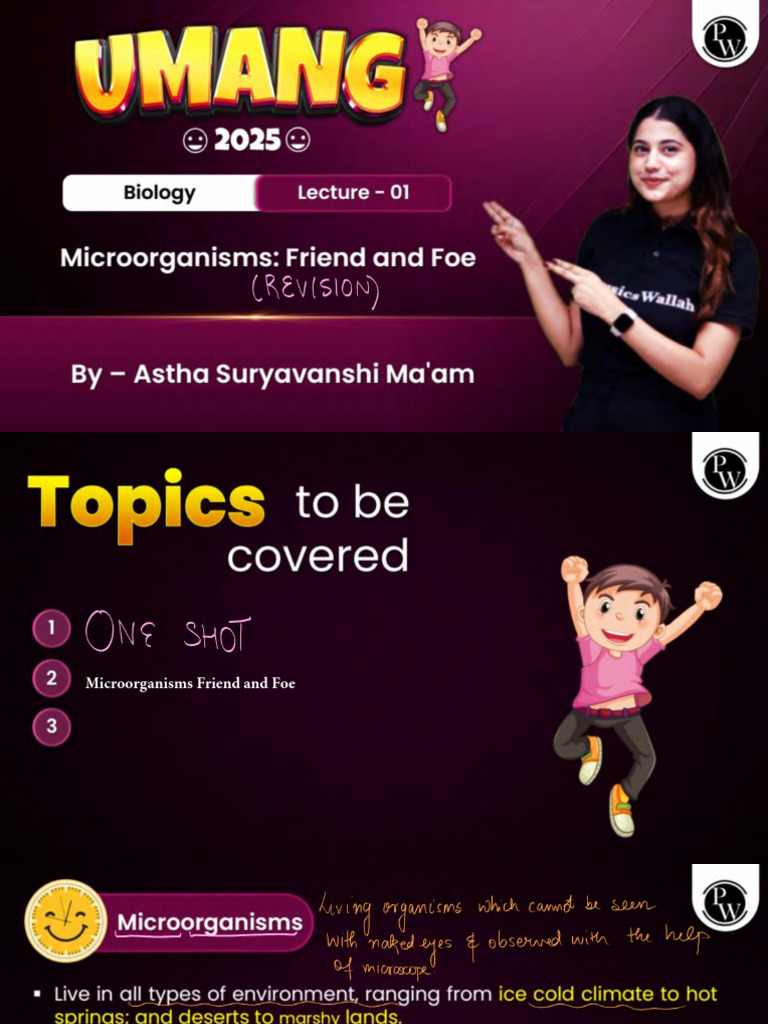 Revision 01 - Class Notes - Umang 2025 | PDF