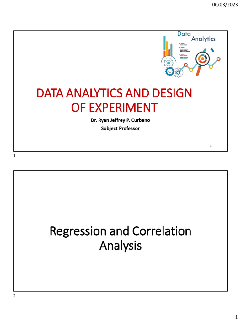 Correlation vs. Regression Explained | PDF | Linear Regression ...