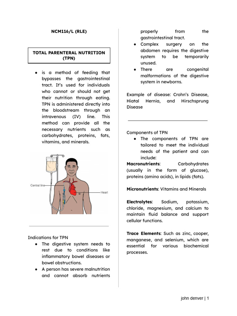 NCM116 Rle NGT Enema and TPN 1 | PDF | Constipation | Clinical Medicine