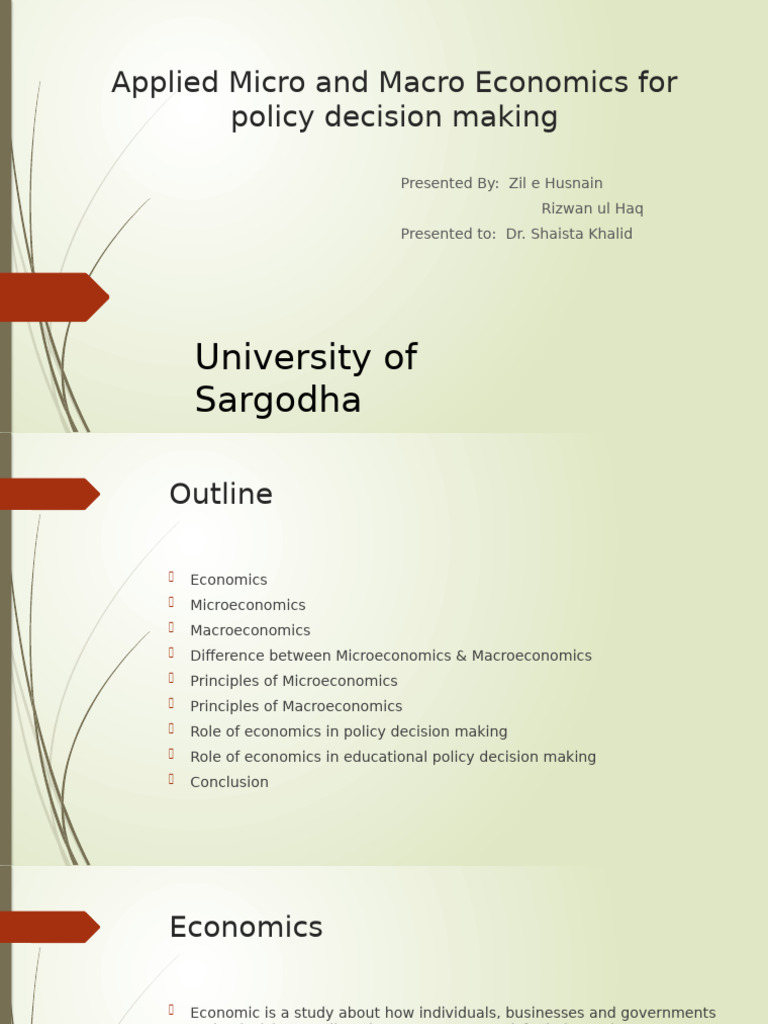 Chap 1 Micro and Macro | PDF | Macroeconomics | Microeconomics