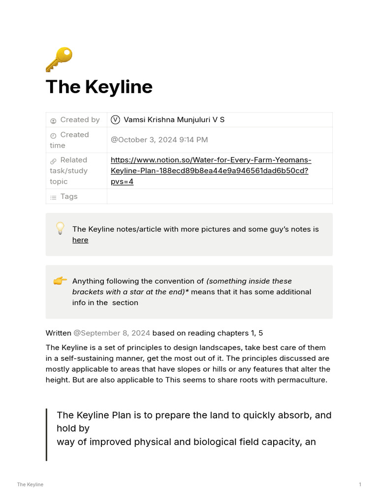 The Keyline | PDF | Soil | Valley