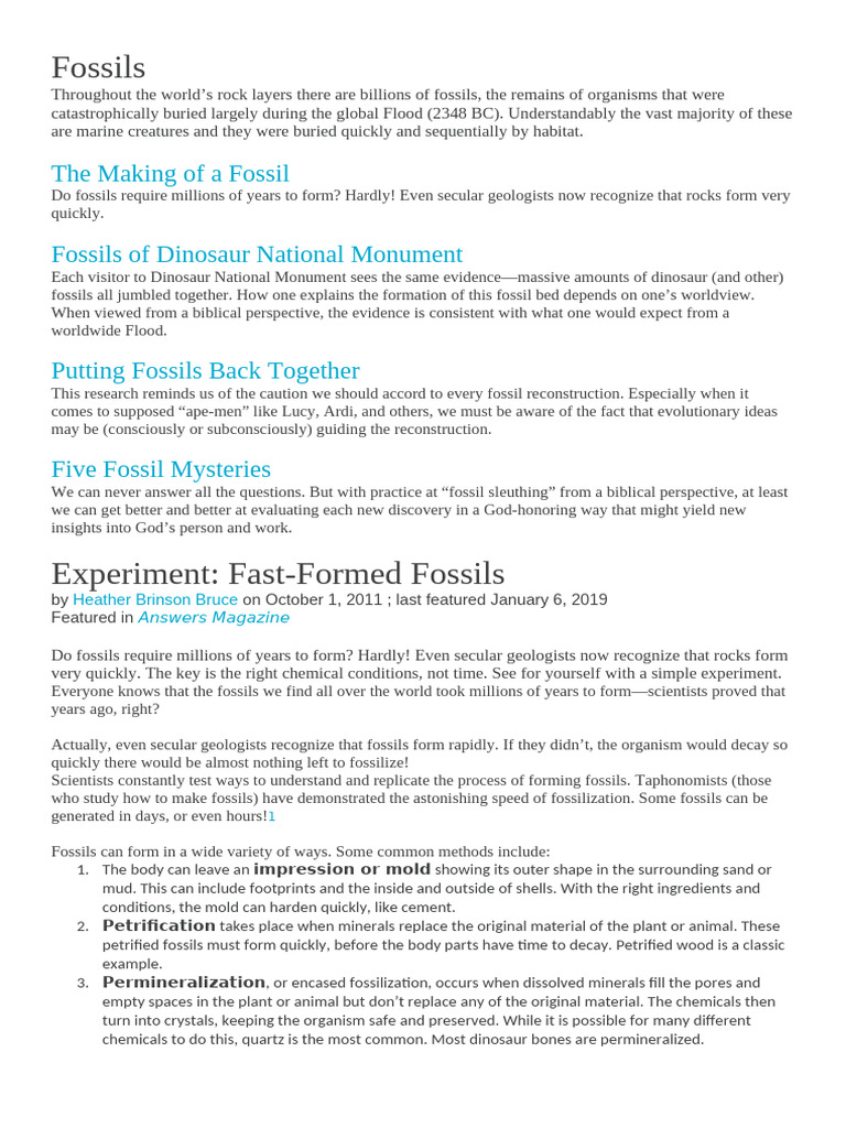 Lesson 7a Paleontology and Fossils | PDF | Fossil | Dinosaurs