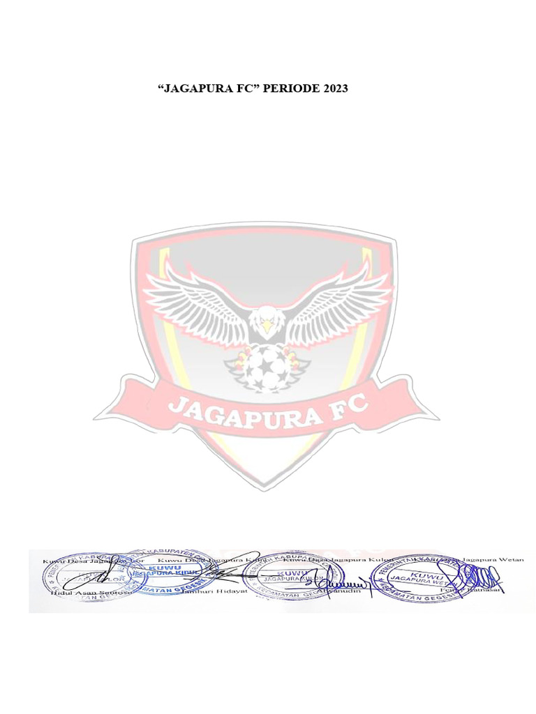 Struktur Organisasi JGP | PDF