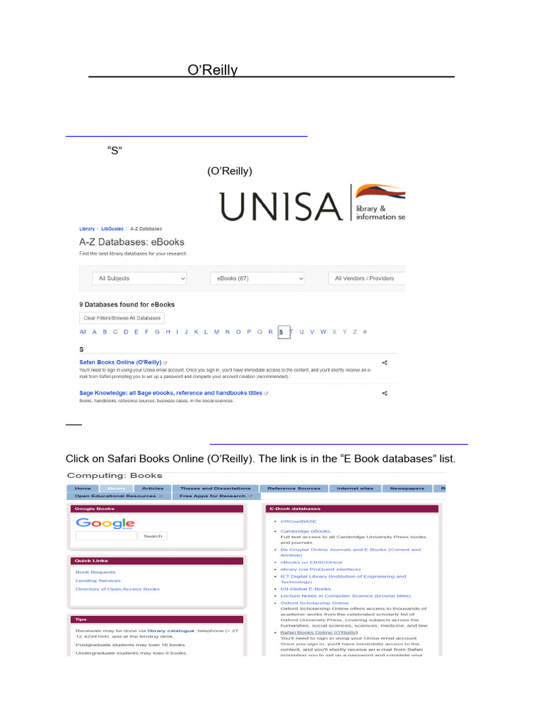 Guideline To Access Eresources | PDF