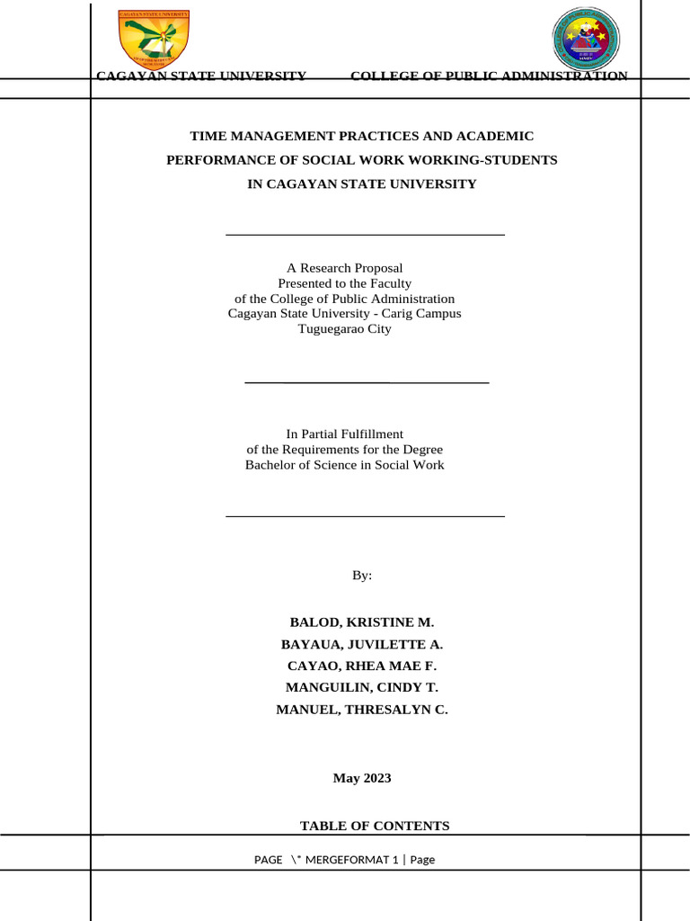 Time Management and Academic Success | PDF | Statistics | Time Management