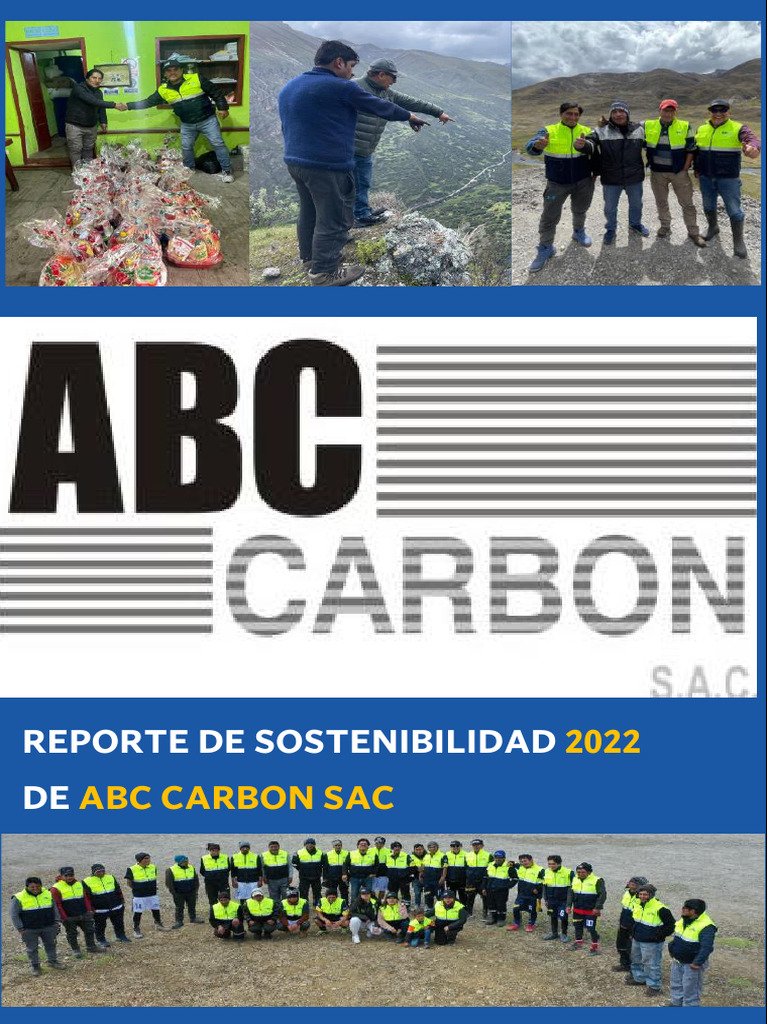REPORTE DE SOSTENIBILIDAD 2022 - ABC CARBON SAC- R | PDF ...