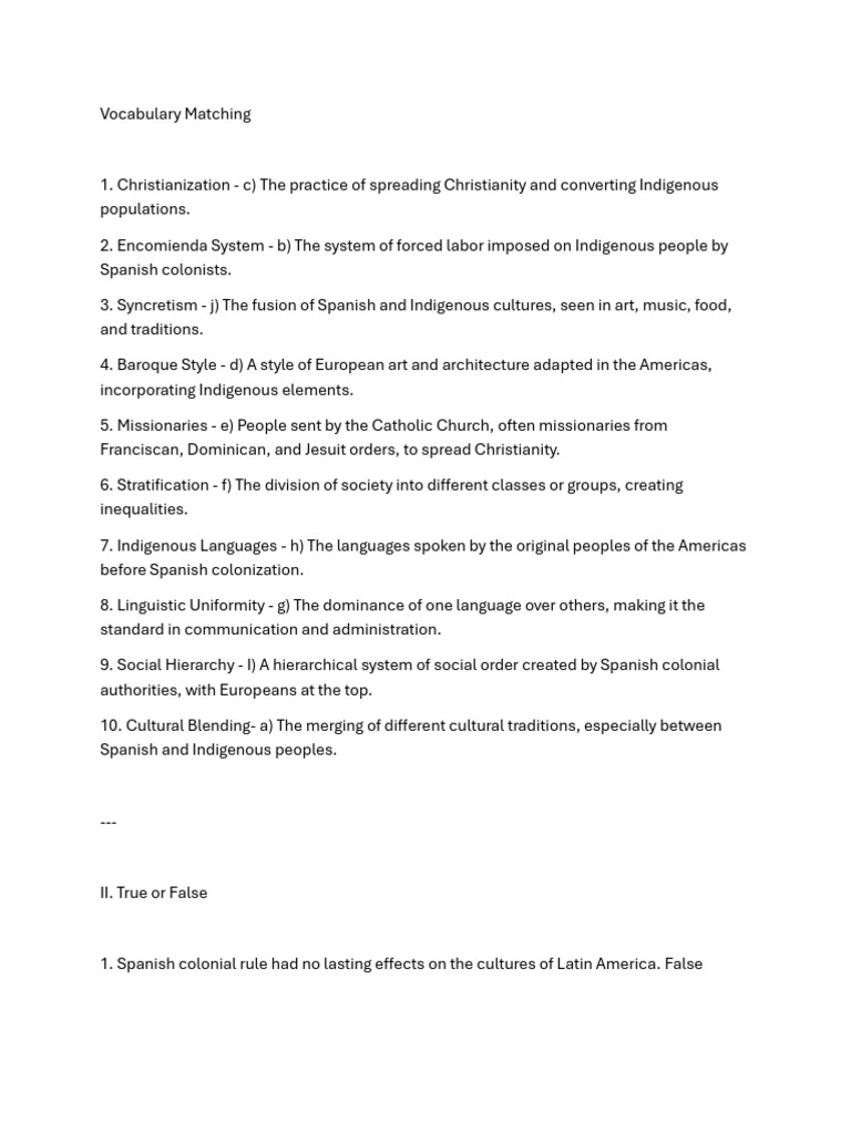 Spanish Colonial Influence on Culture | PDF | Spanish Colonization Of ...