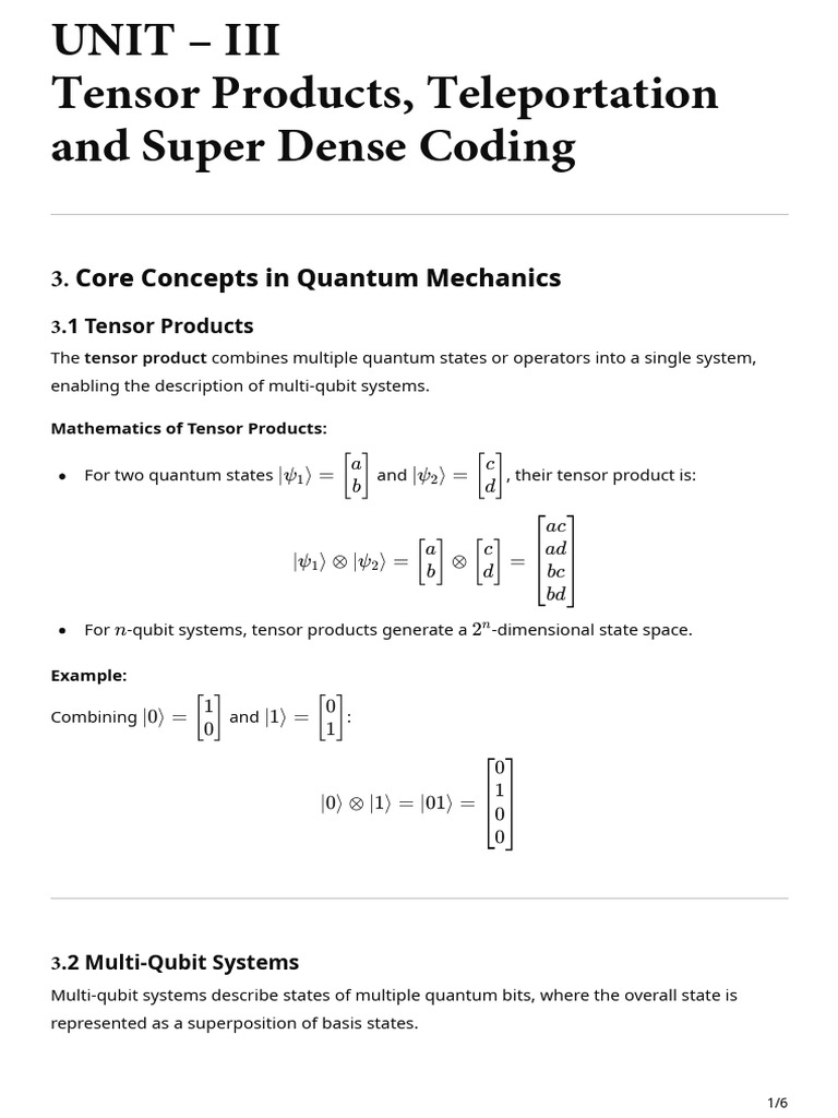 Advanced Quantum Concepts | PDF | Quantum Mechanics | Theoretical Physics