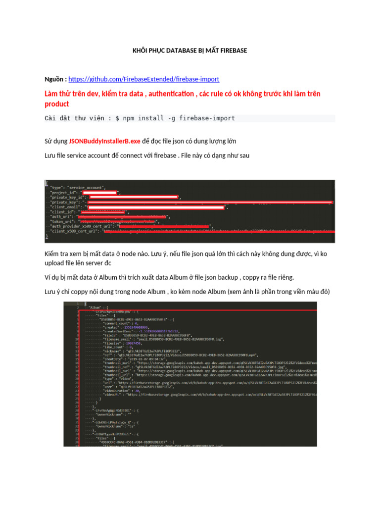 Upload Big File Json To Fire Base | PDF
