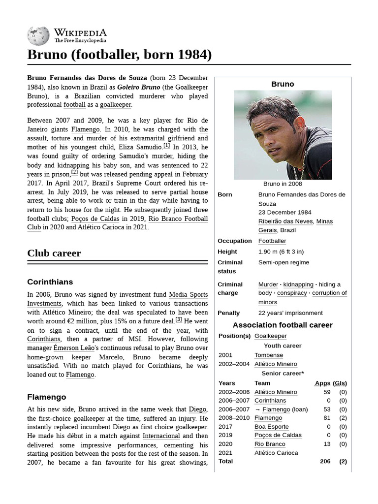 Bruno (Footballer, Born 1984) | PDF | Association Football Clubs