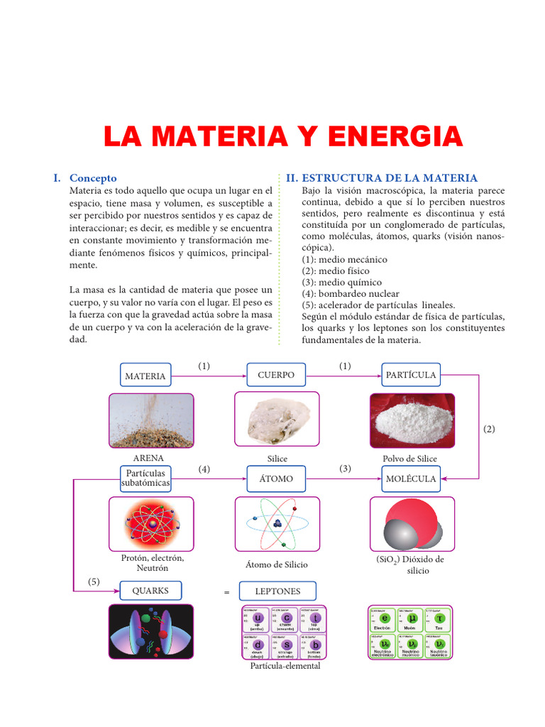 Clasificación y Propiedades de la Materia | PDF | Importar | Física