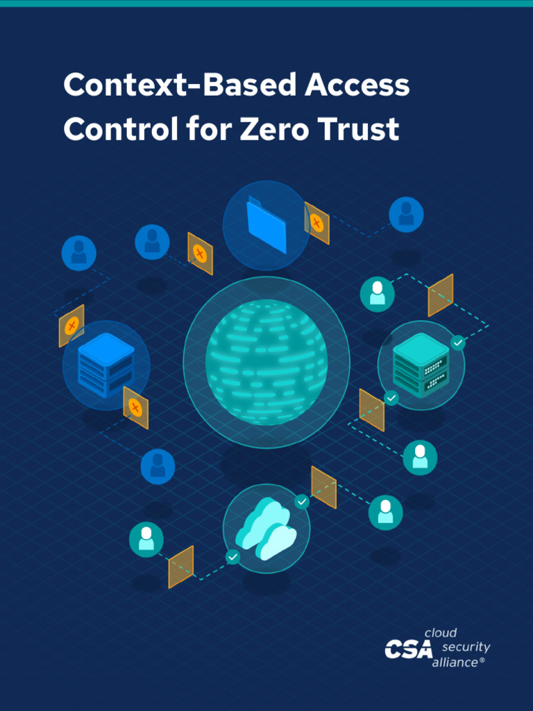 Context-Based Access Control For Zero Trust 20250114 | PDF | Computer Access Control | Computer ...