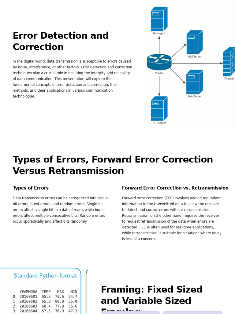 Error Detection And Correction Pdf Error Detection And Correction