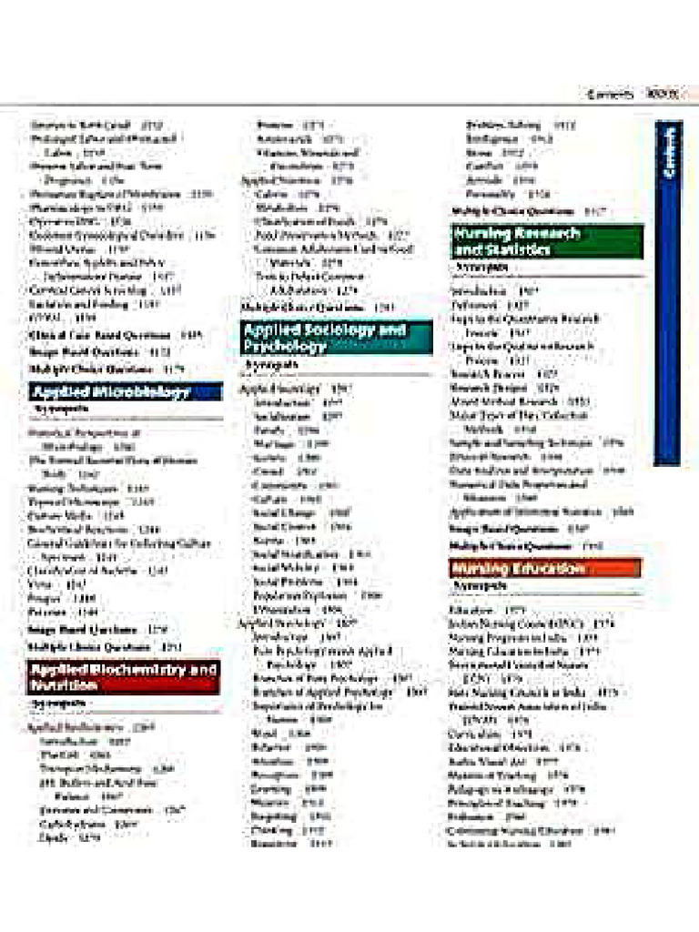 Target High Book Content Table PDF | PDF