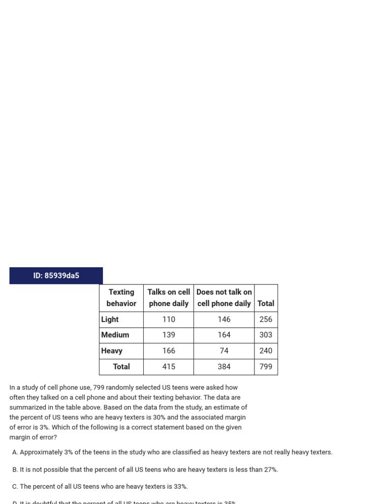 Problem-Solving and Data Analysis - Inference from sample statistics ... Problem-Solving and Data Analysis - Inference from sample statistics ...