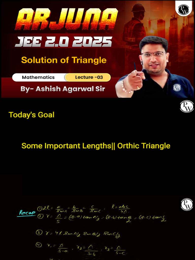 Solution of Triangle 1 | PDF
