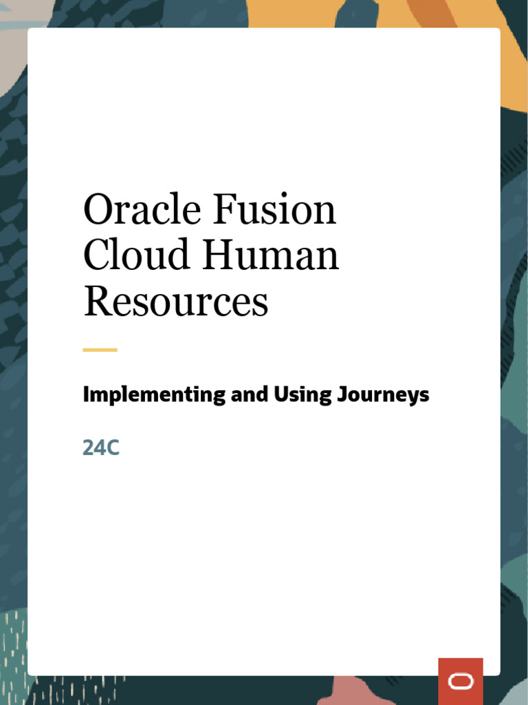 Implementing and Using Journeys | PDF | Oracle Corporation | Human ...