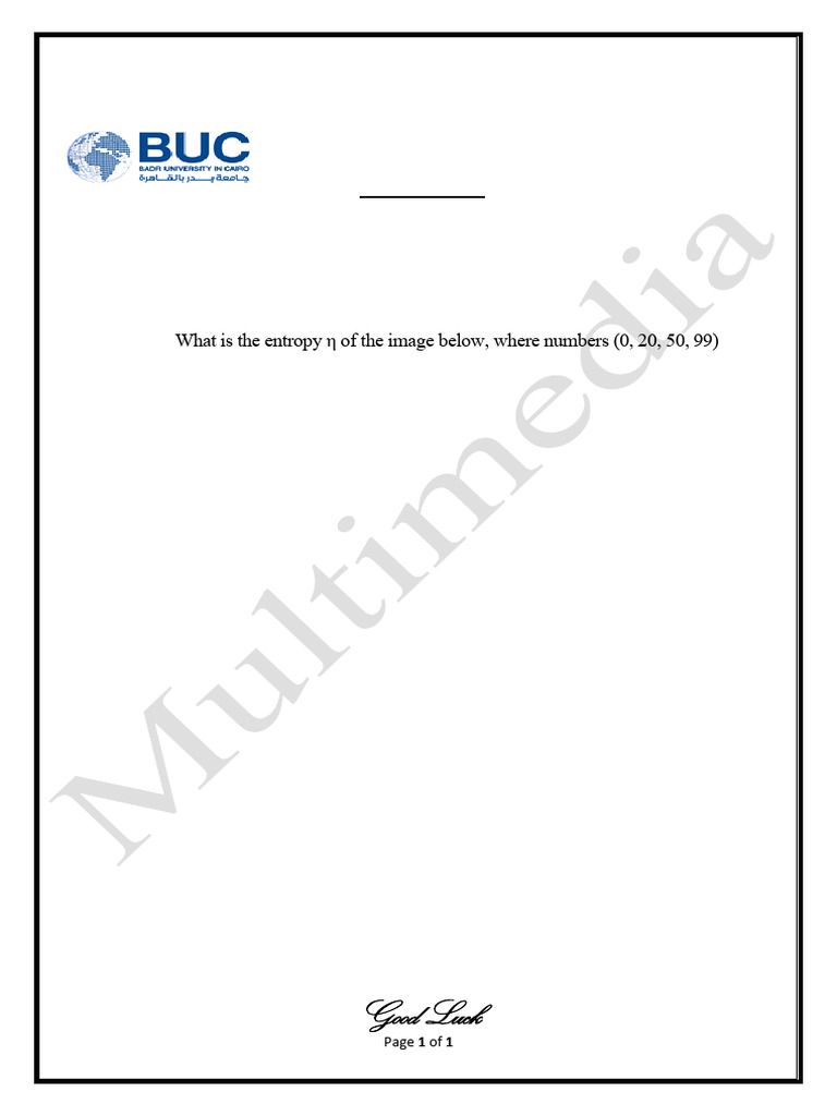 Huffman Tree and Entropy Calculation Guide | PDF
