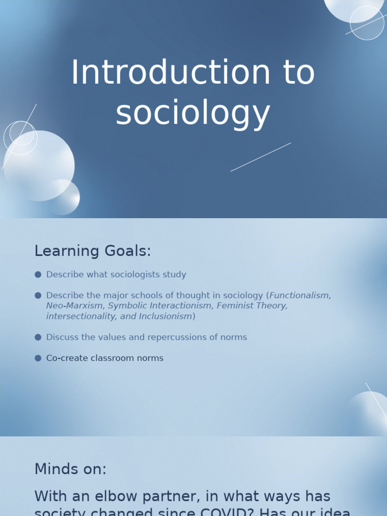 Introduction to Sociology Concepts | PDF | Intersectionality ...
